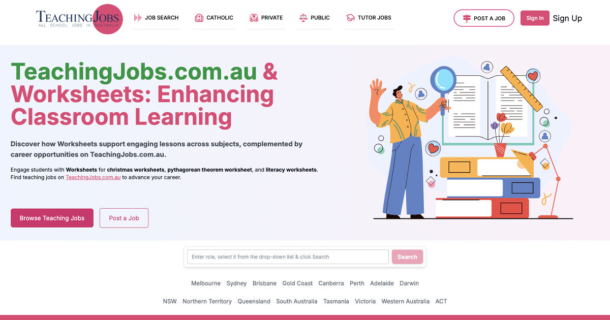 Worksheets Teaching Resources & Jobs | TeachingJobs